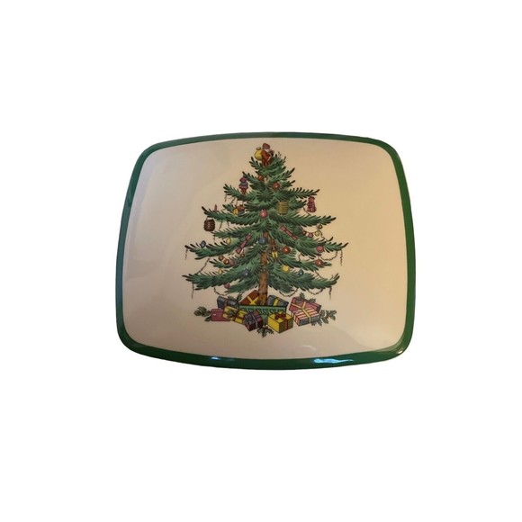 Spode | Holiday | Spode Christmas Tree Rectangular Trinket Box Candy ...